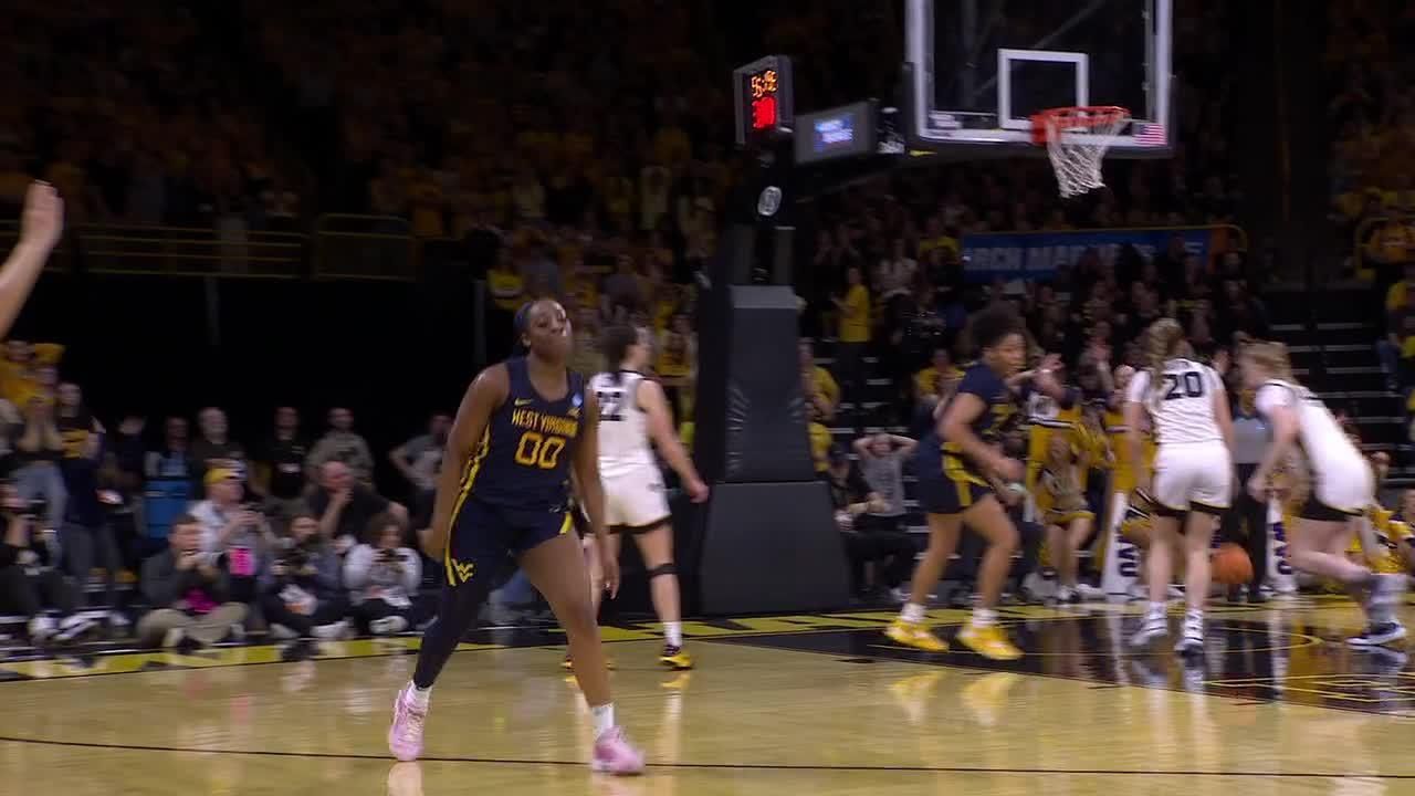 Jayla Hemingway ties things up with a West Virginia 3 - ESPN Video