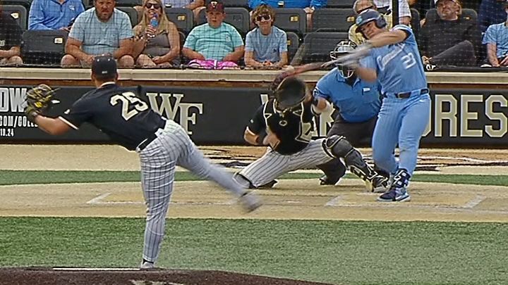 Alberto Osuna blasts a 3-run HR to put the Tar Heels on top - ESPN Video