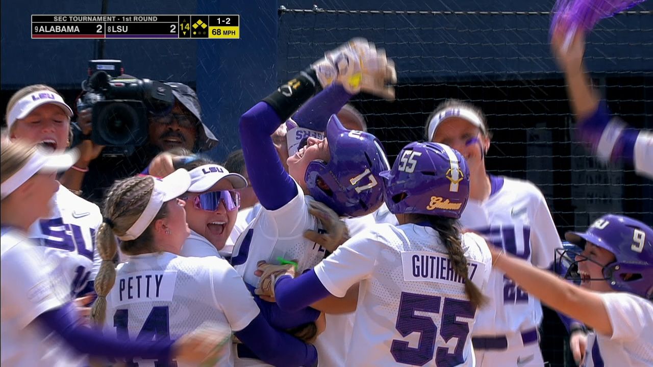 Lsu Walks Off Marathon Game Vs Alabama In Sec Tournament Espn Video
