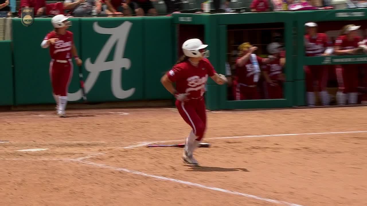 Riley Valentine hits a 2-run HR in extra innings for Alabama - ESPN Video