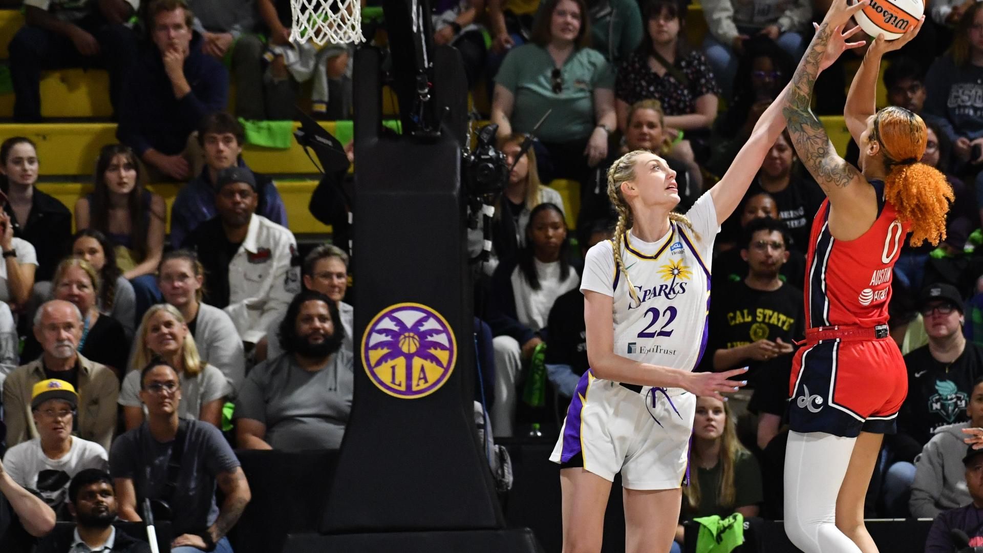 'Rejected by Brink!' Cameron Brink comes up with huge block in final ...