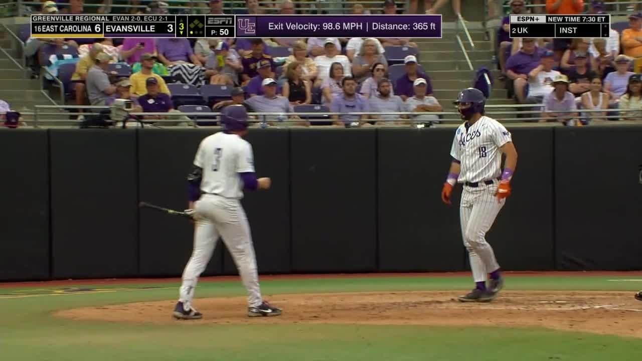 Kip Fougerousse crushes a home run - ESPN Video