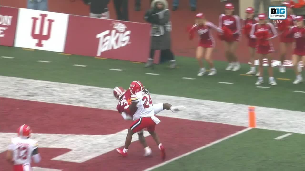 Omar Cooper Jr. leaps for 27-yard Indiana TD - ESPN Video