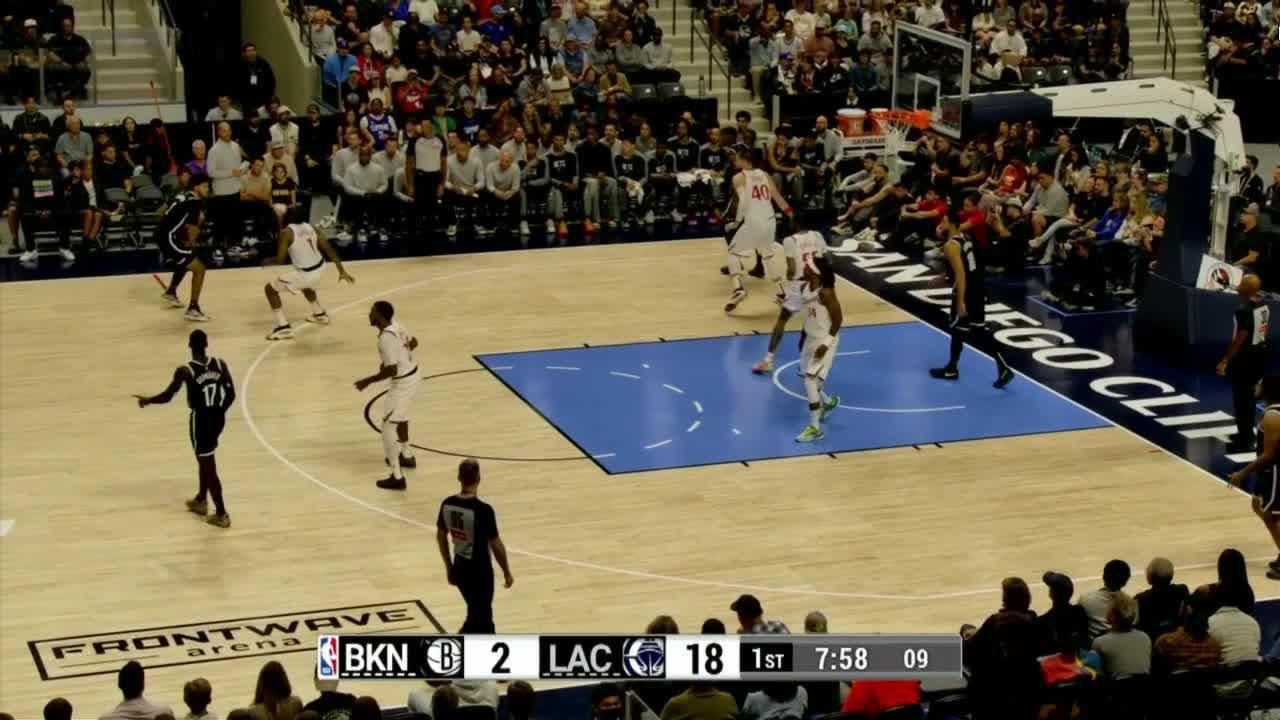 Cameron Johnson drills a 3 from the wing for the Clippers - ESPN Video