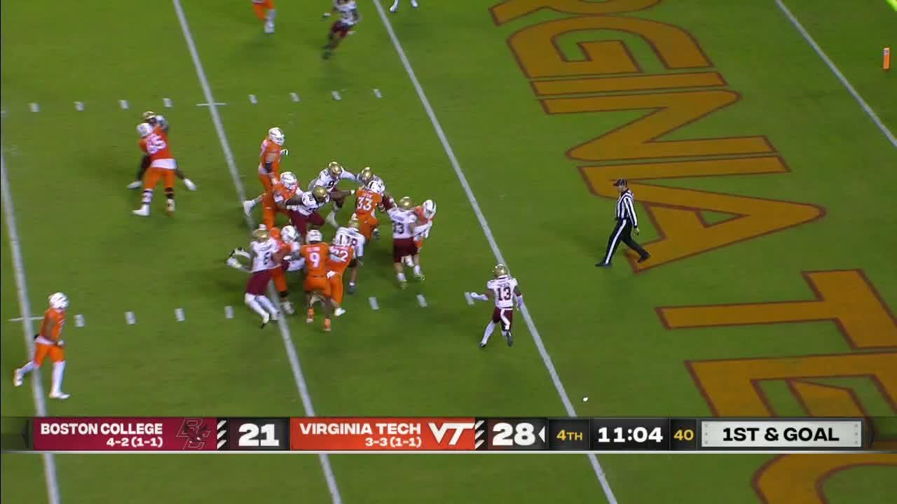 Bhayshul Tuten rushes in for 6-yard rushing touchdown - ESPN Video