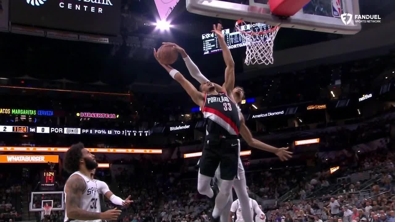 Wemby makes big stuff at the rim for Spurs - ESPN Video