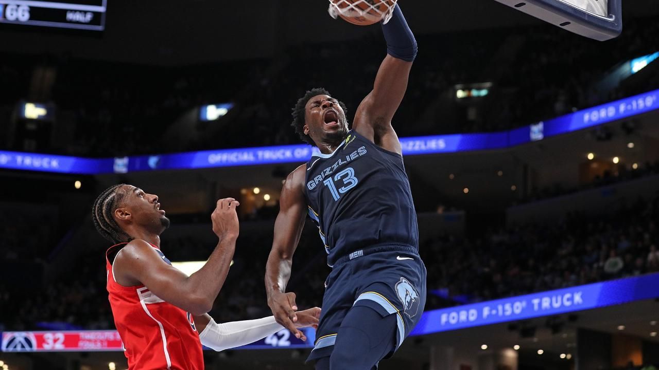Jackson scores 39 points, Pippen has triple-double as Grizzlies beat Wizards 128-104 - ESPN