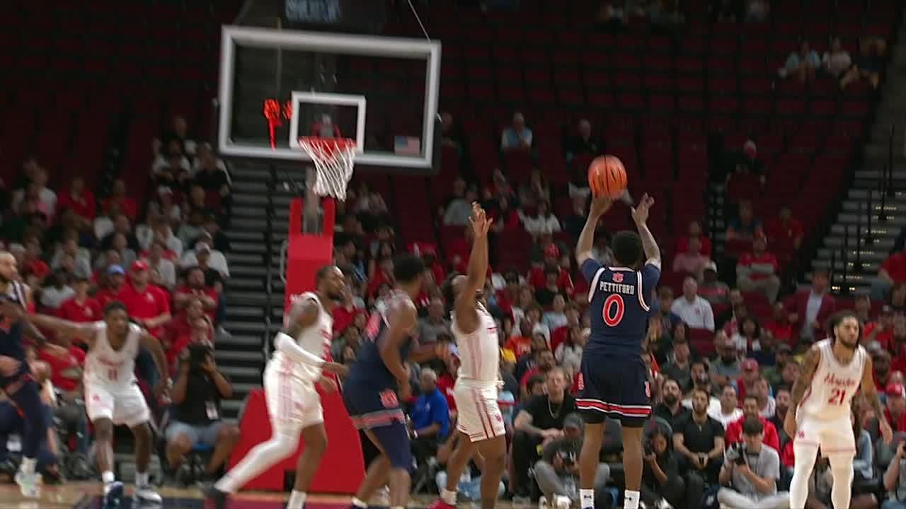 Tahaad Pettiford buries back-to-back 3's for Auburn - ESPN Video