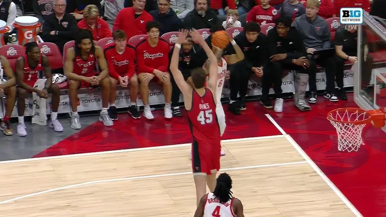 Gabe Dynes denies Ohio State Buckeyes with swat - ESPN Video