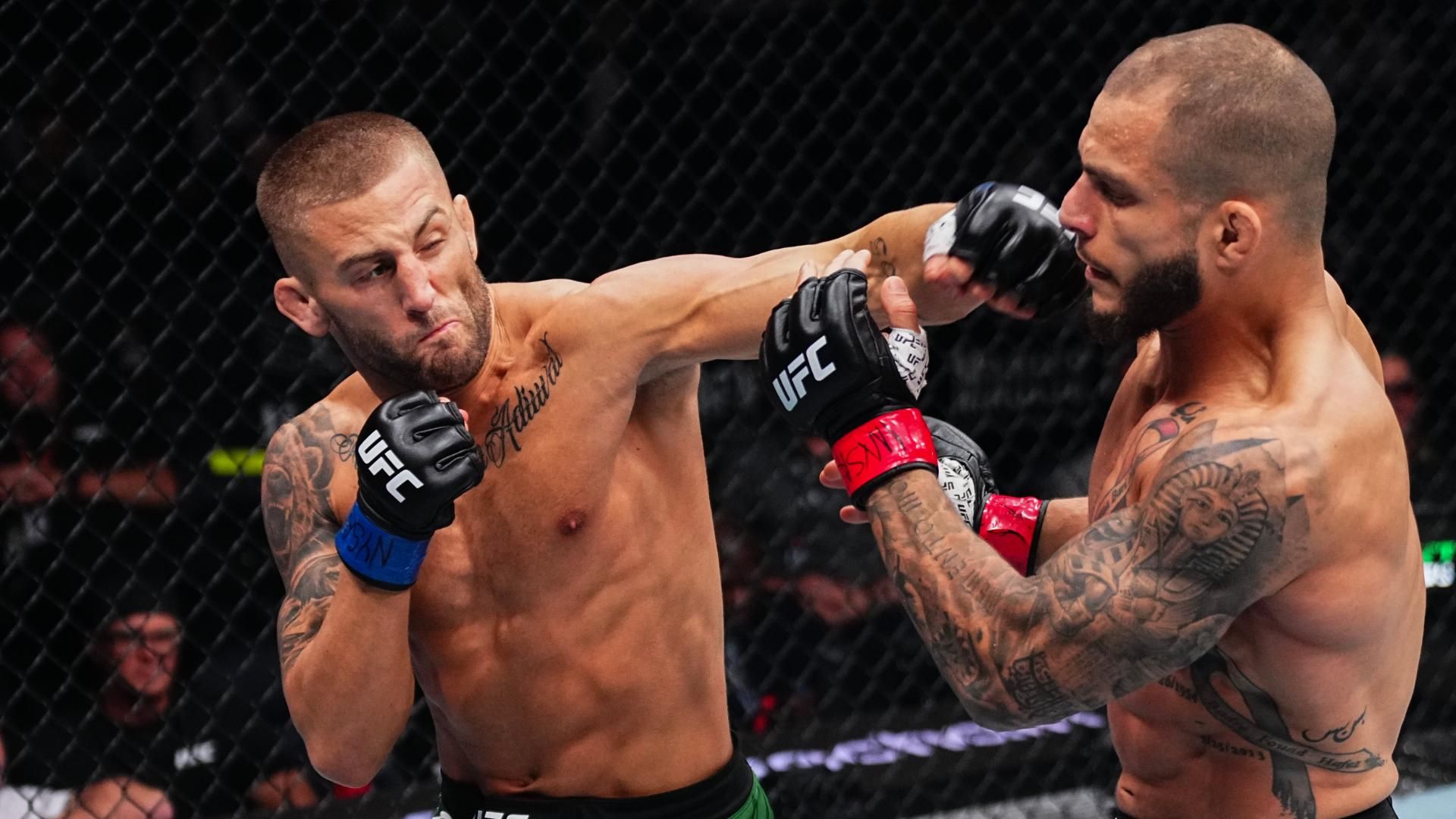 Oban Elliott starts UFC 309 with nice finish of Bassil Hafez - ESPN Video