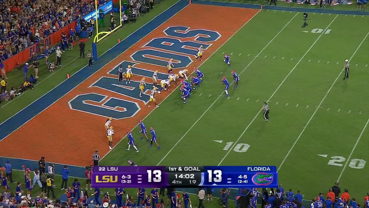 Ja'kobi Jackson punches in the TD for Florida - ESPN Video