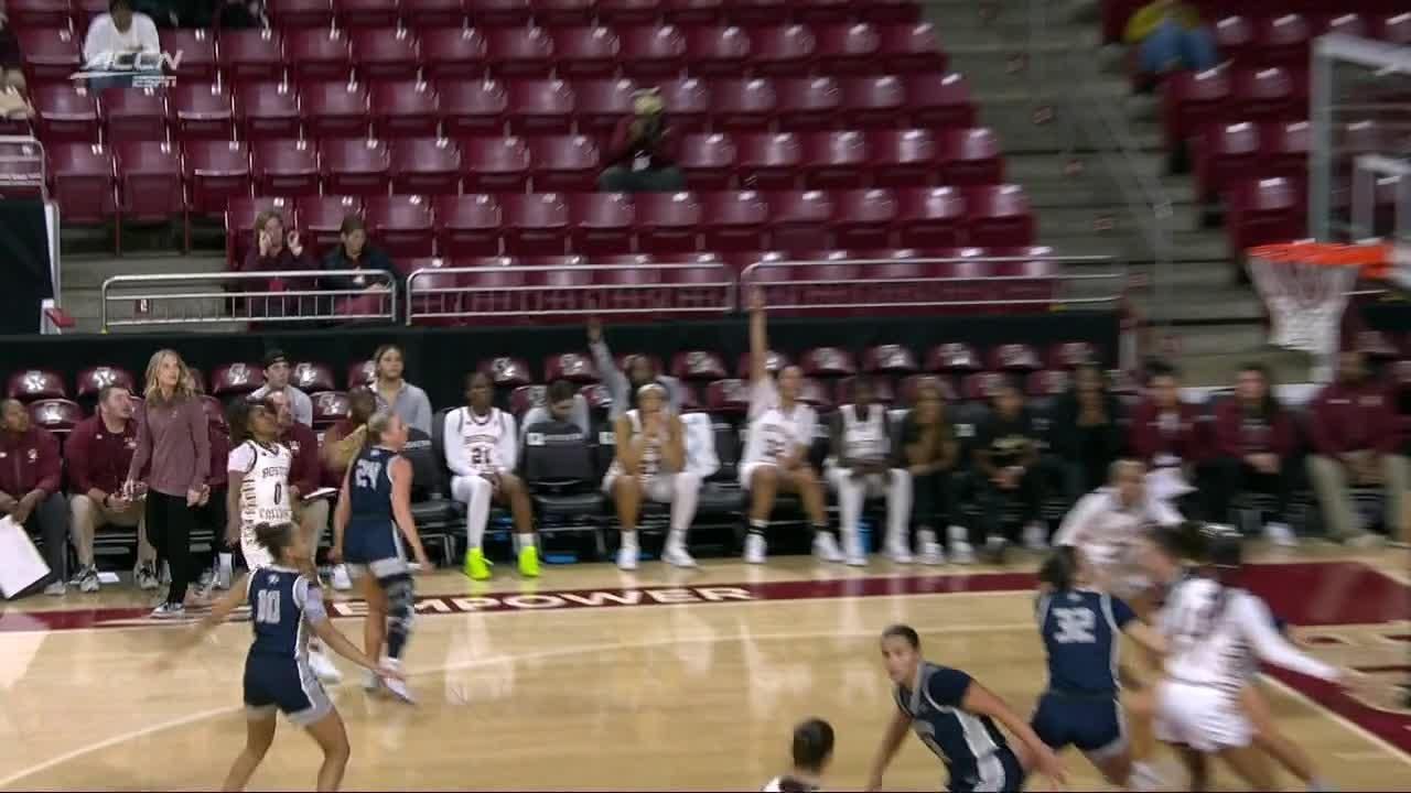 Athena Tomlinson nails it from behind the arc - ESPN Video