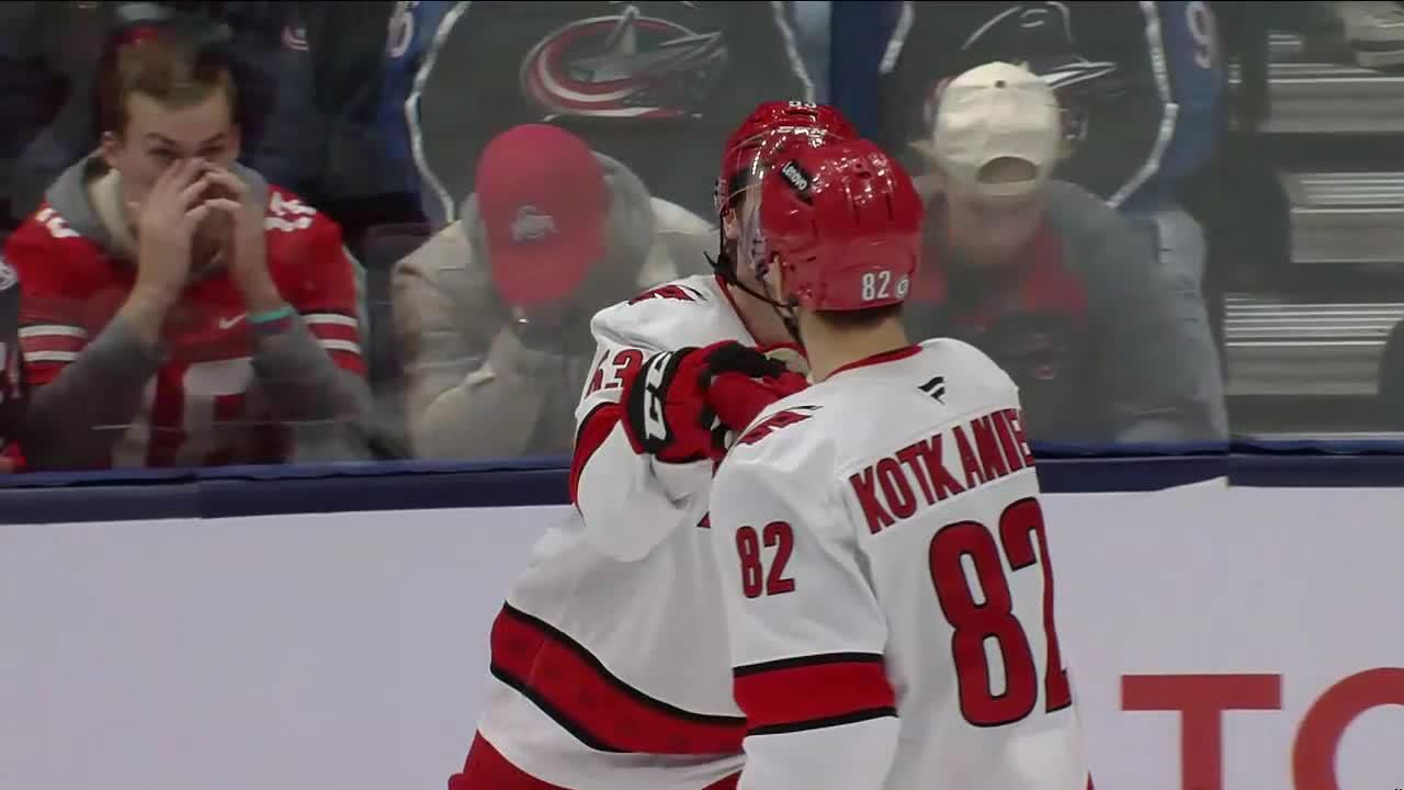 Jackson Blake scores goal vs. Blue Jackets - ESPN Video