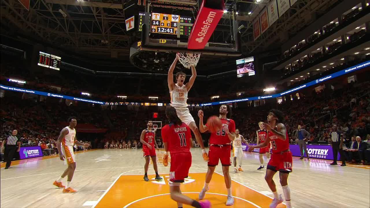 Ut Martin Skyhawks Vs Tennessee Volunteers Game Highlights Espn Video