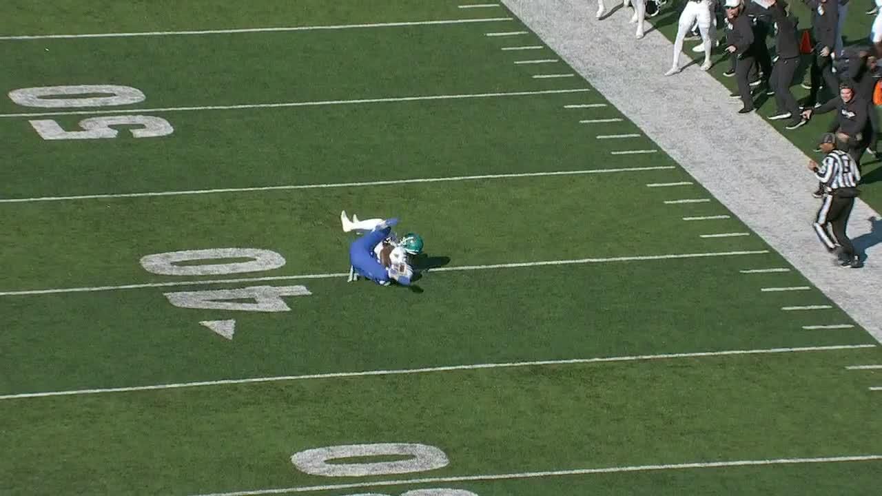 Matthew McDoom had an interception vs. Georgia State - ESPN Video