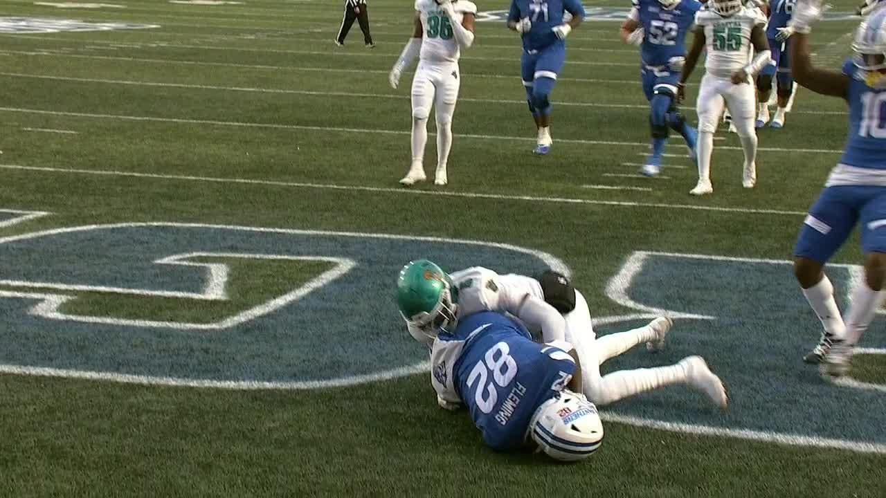 Dorian Fleming hauls it in for 6-yard receiving touchdown - ESPN Video