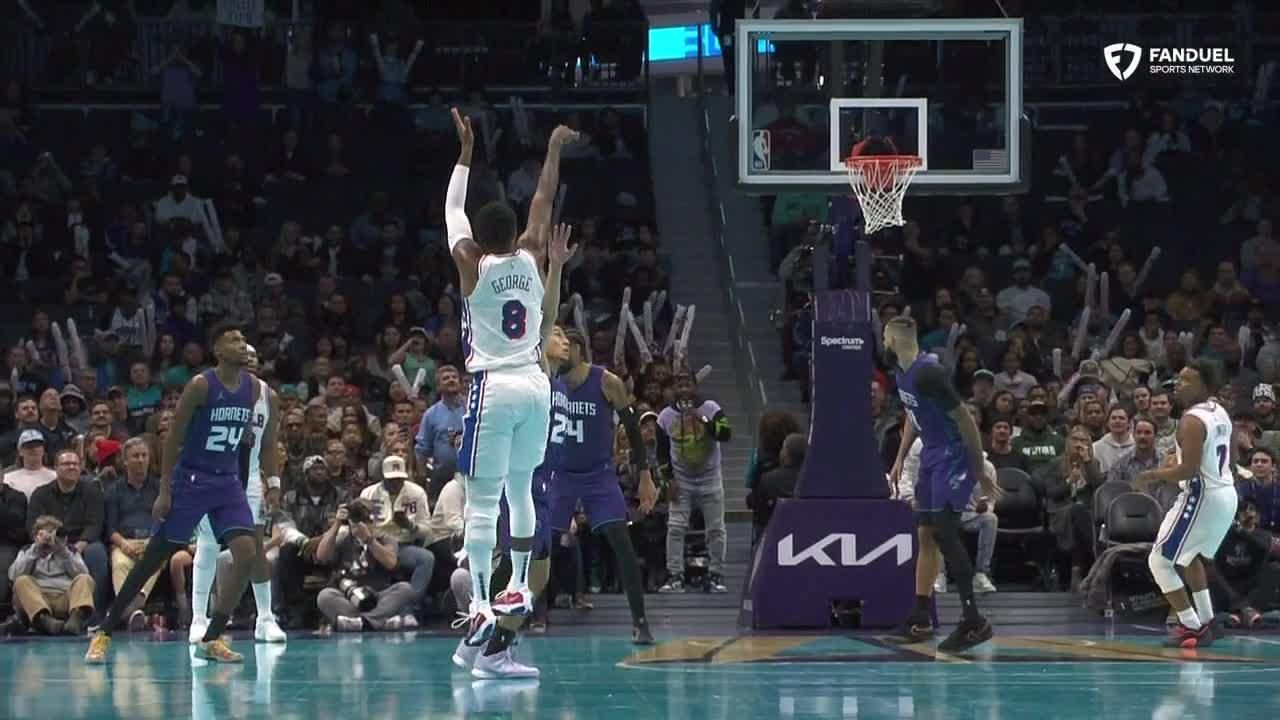 Paul George, Tyrese Maxey lead 76ers over Hornets 110-104 to earn first first back-to-back wins ...