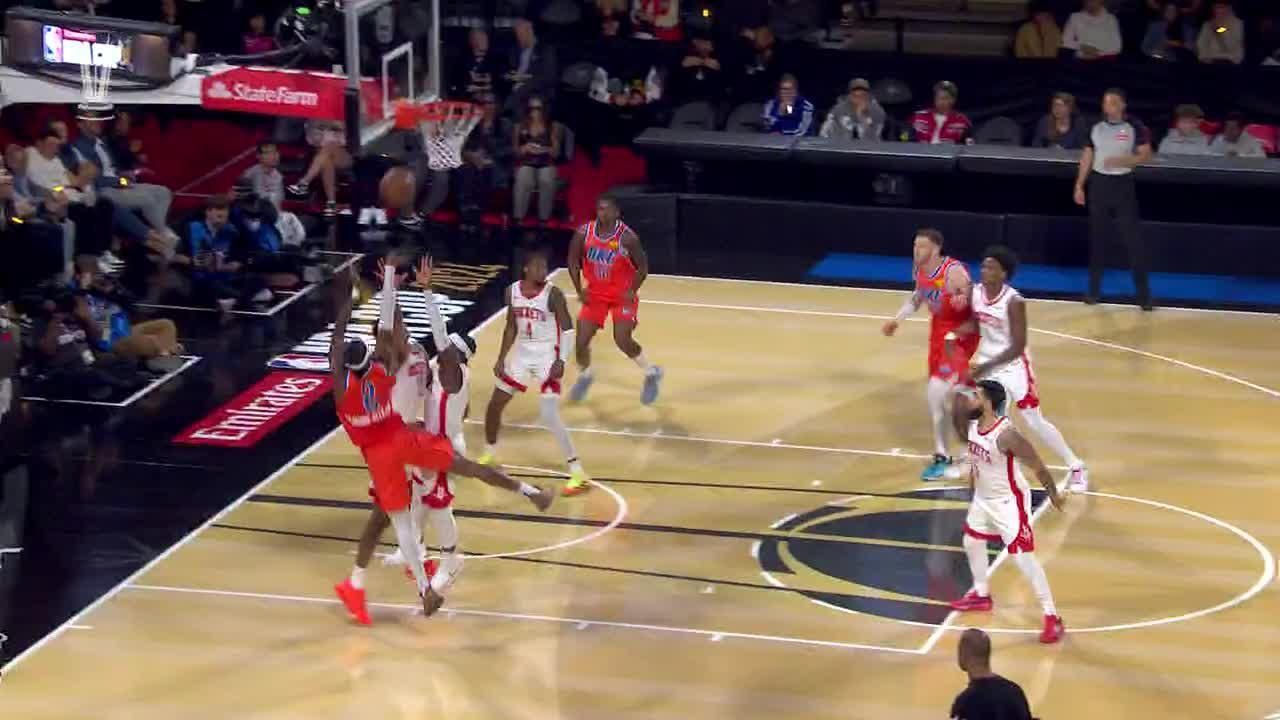 SGA drains an acrobatic and-1 for OKC - ESPN Video