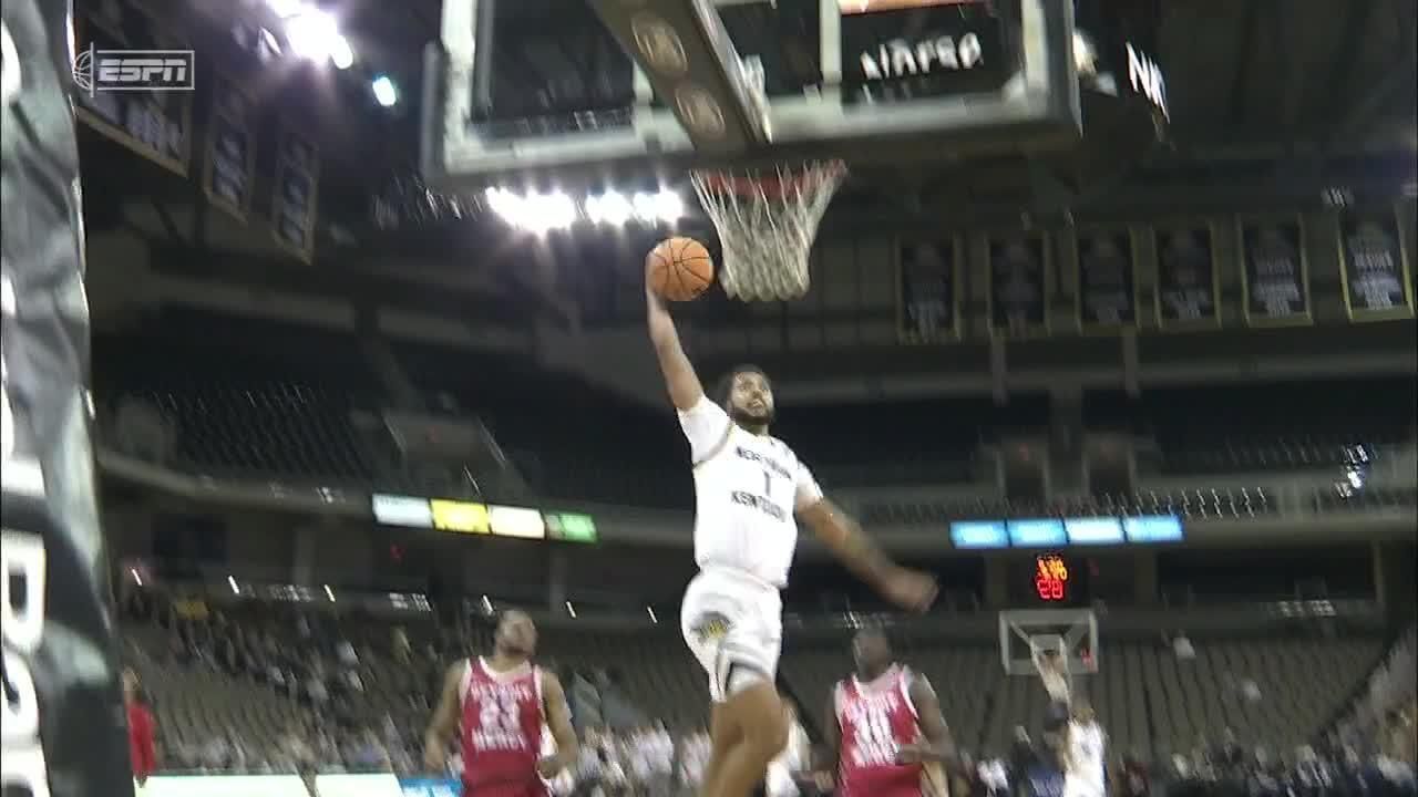 Trey Robinson rocks the rim with powerful flush - ESPN Video