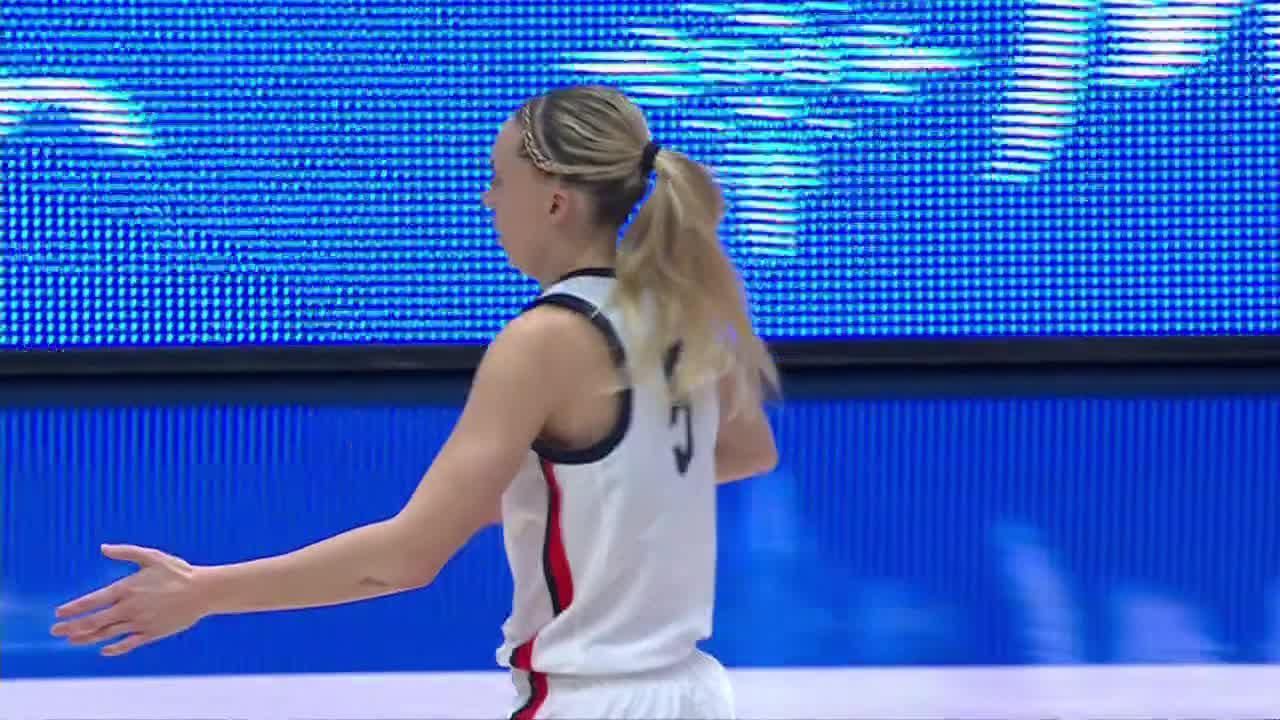 Paige Bueckers gets her 1st bucket of the game - ESPN Video