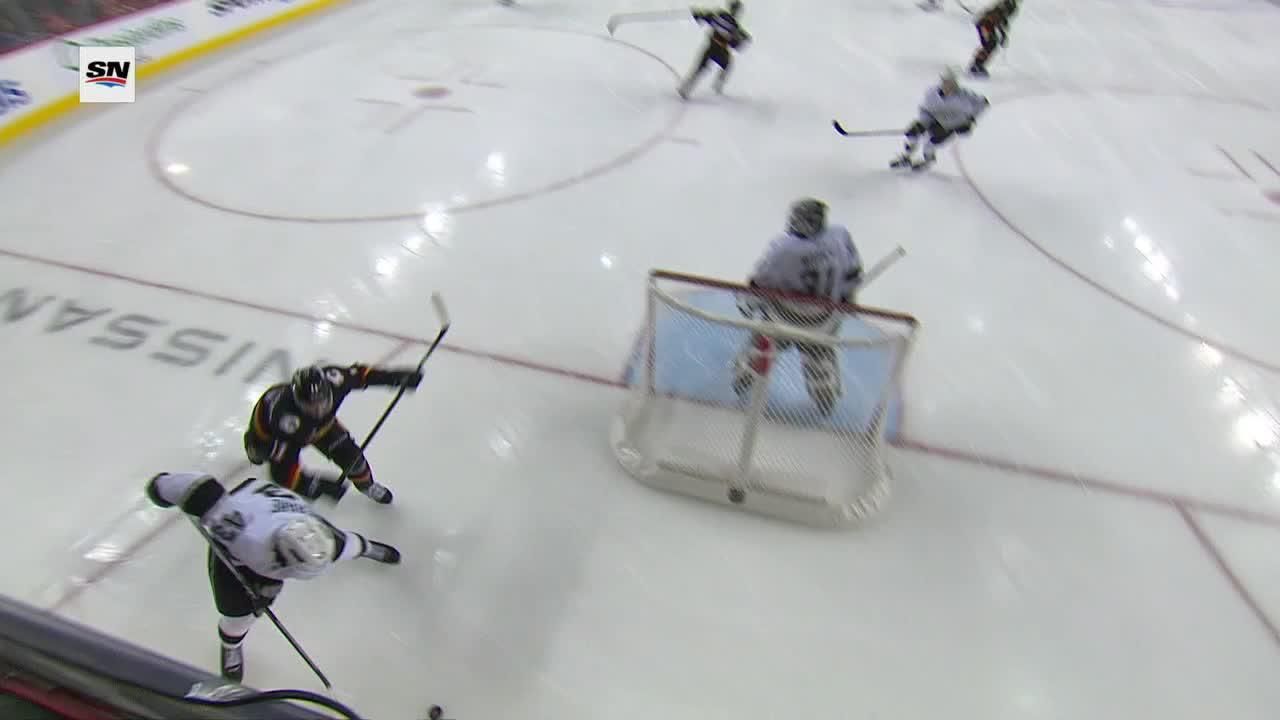 Matthew Coronato scores goal for Flames - ESPN Video