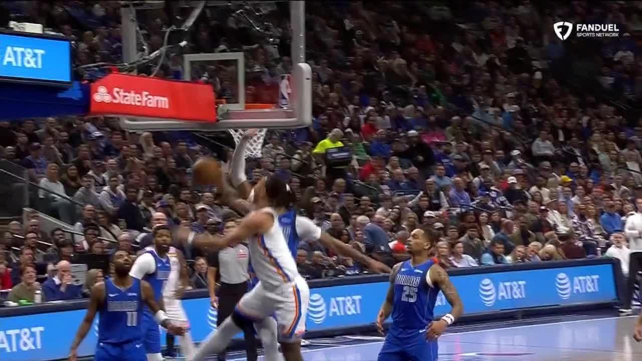 Jaylin Williams finishes with style against Mavericks - ESPN Video
