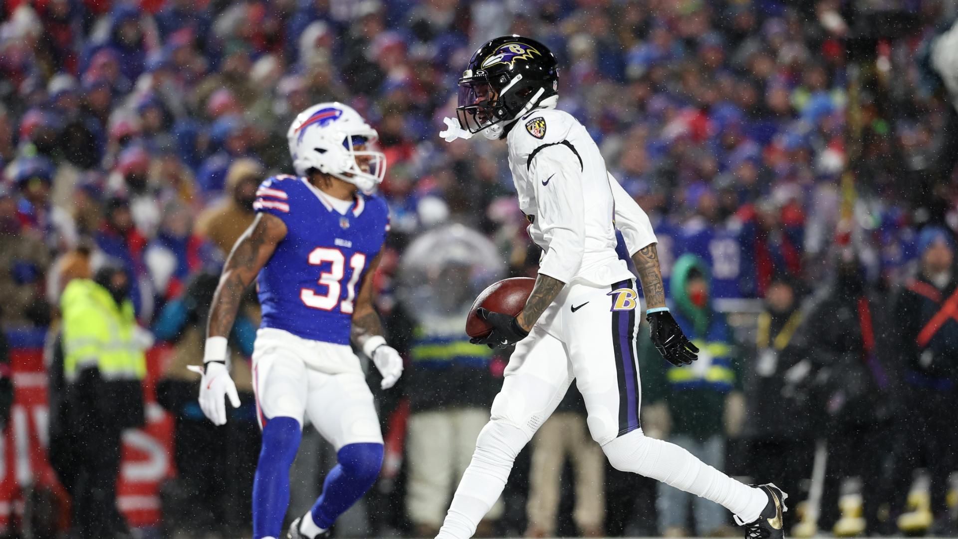 Josh Allen scores 2 TDs, Bills force 3 turnovers to beat Ravens 27-25 and reach AFC title game ...