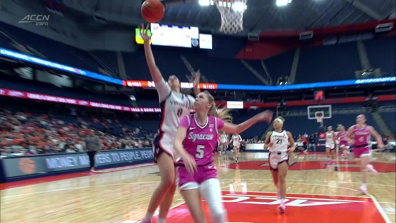 Georgia Woolley sends the shot away - ESPN Video