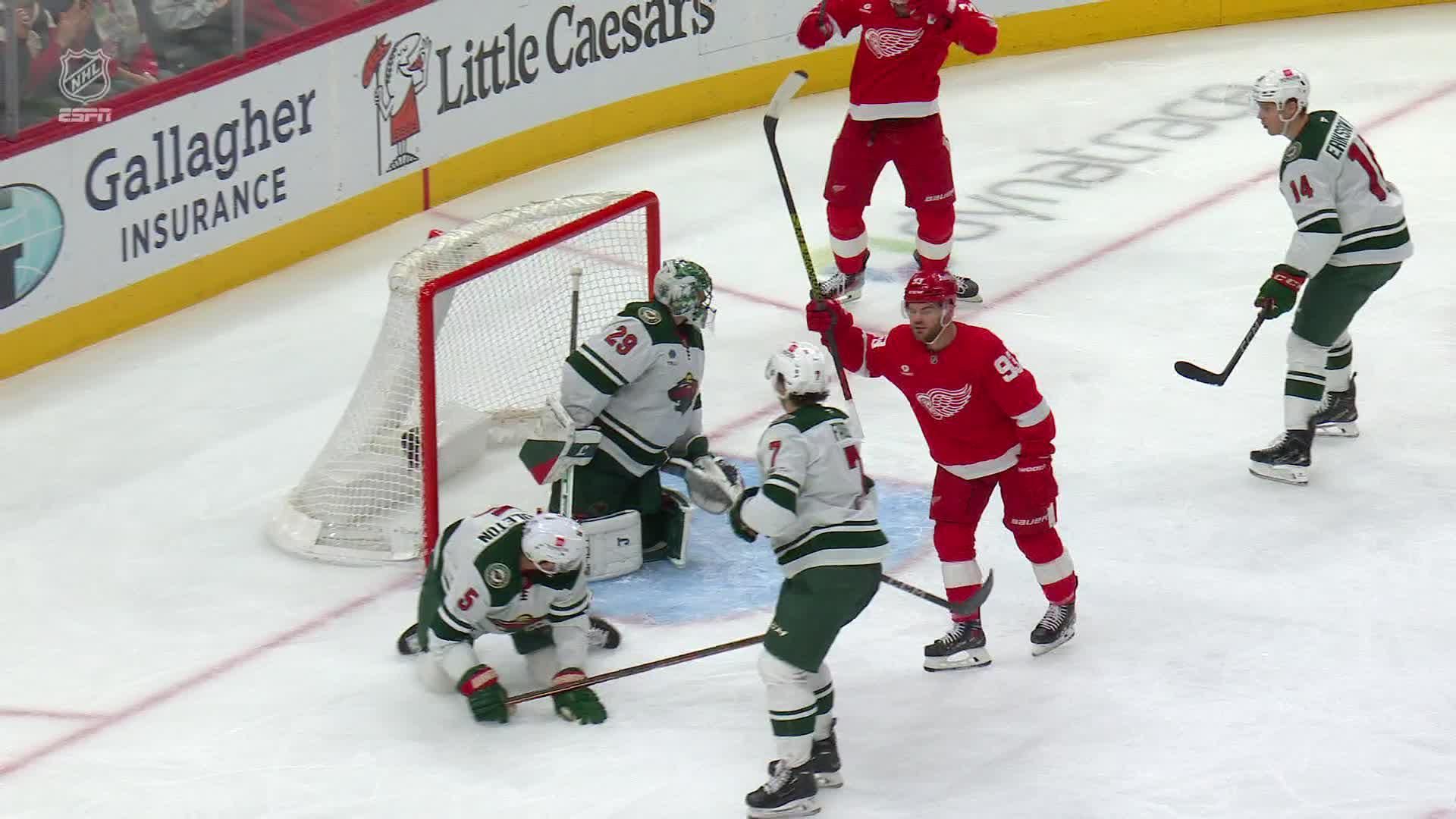 Dylan Larkin doubles the Red Wings' lead - ESPN Video