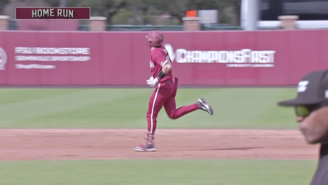 Hunter Carns mashes a homer vs. Quakers - ESPN Video