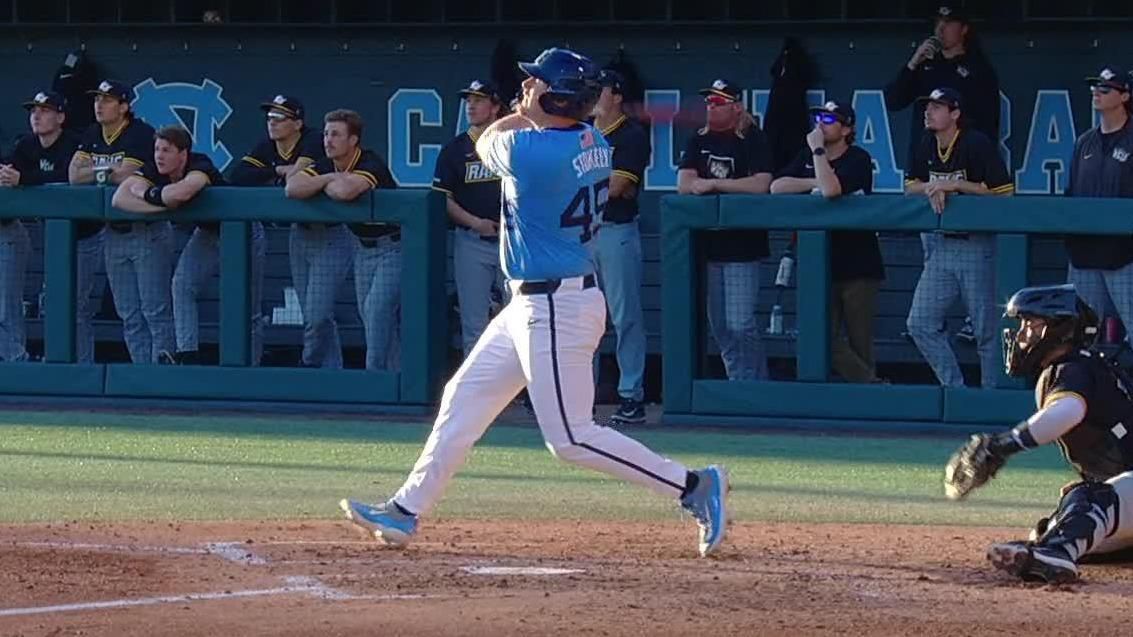 Hunter Stokely smashes a 3-run HR for North Carolina - ESPN Video