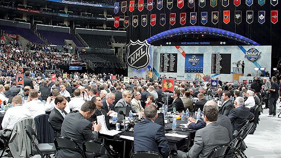 2012 NHL draft -- An inside look at an NHL draft table