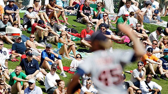 Spring training fans (and fanatics)