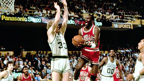 NBA Best Playoff Vines: Michael Jordan crosses up Larry Bird - ESPN