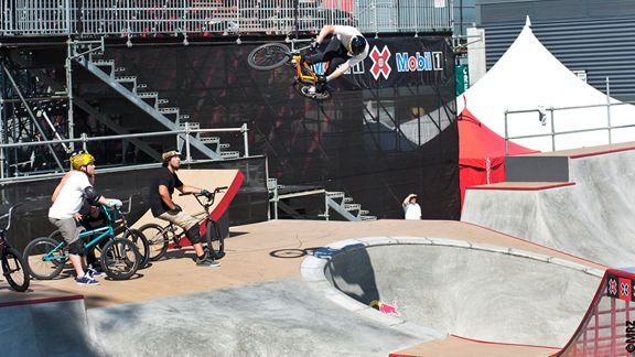 ESPN BMX covering X Games 17 in Los Angeles, Calif. - ESPN