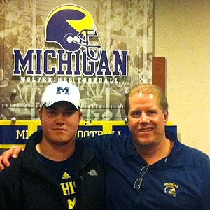 Kyle Bosch, a Michigan commit, is just as good off the field as he is ...