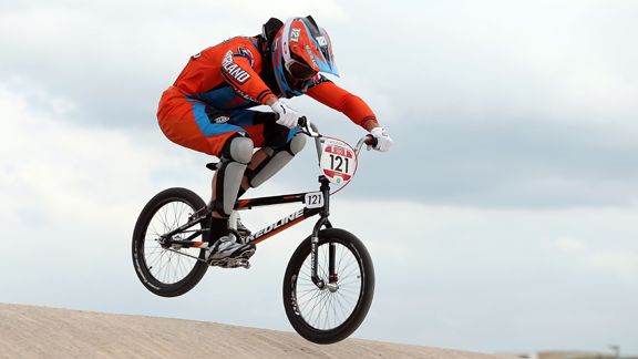 Caroline Buchanan, Raymon van der Biezen lead Olympic BMX Time Trials ...