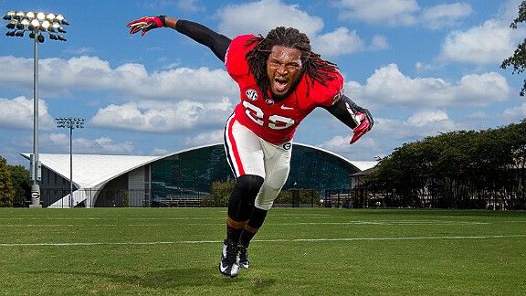Georgia Bulldogs LB Jarvis Jones' long journey back to the field - ESPN ...
