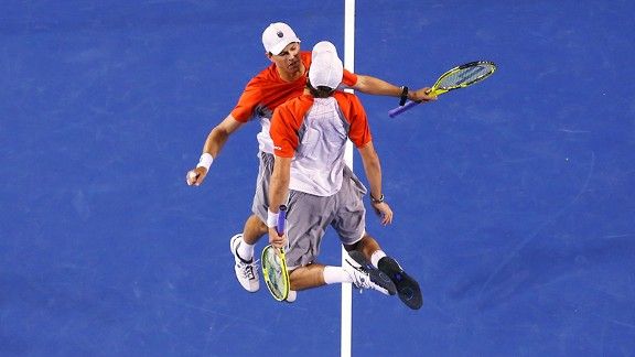 Australian Open -- Mike and Bob Bryan nice guys who finish first - ESPN
