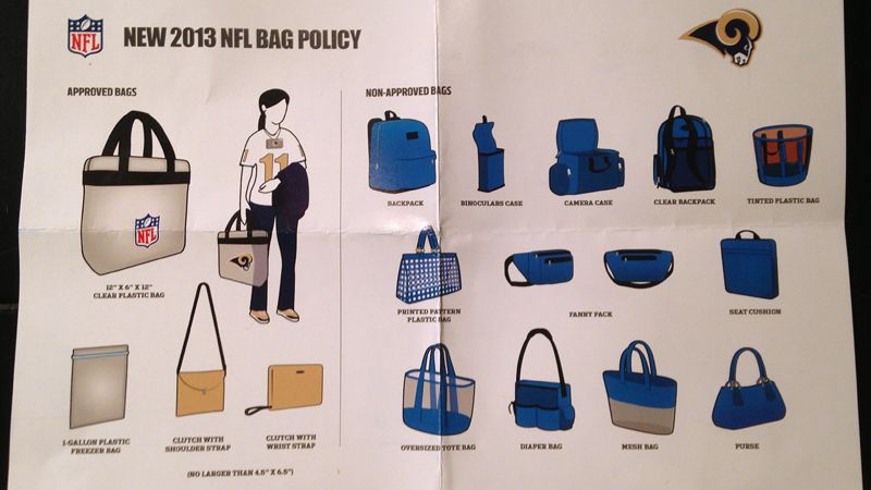 How to beat NFL bag ban - ESPN