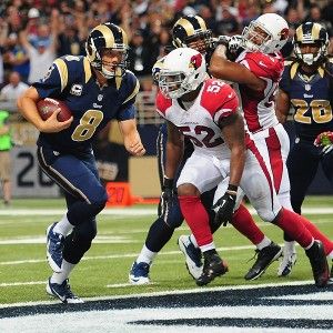 St. Louis Rams' Sam Bradford performing under pressure - St. Louis Rams ...