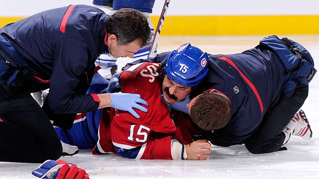 NHL fighting debate reignites after George Parros of Montreal Canadiens ...