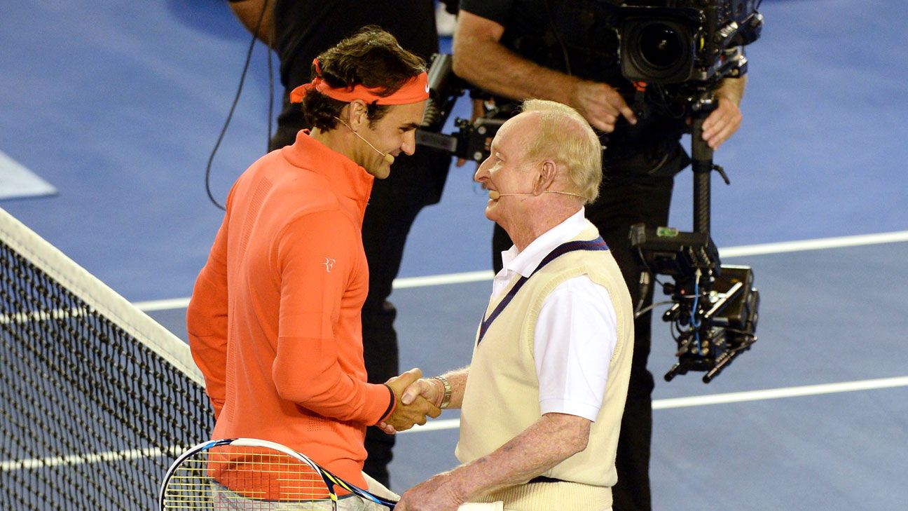 Roger Federer, Rod Laver meet again - ESPN