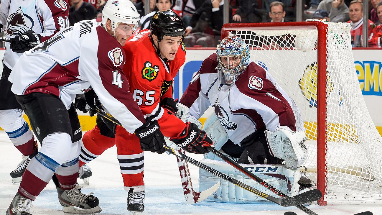 Hawks fail to convert chances vs. Avs - ESPN - Chicago Blackhawks Blog ...