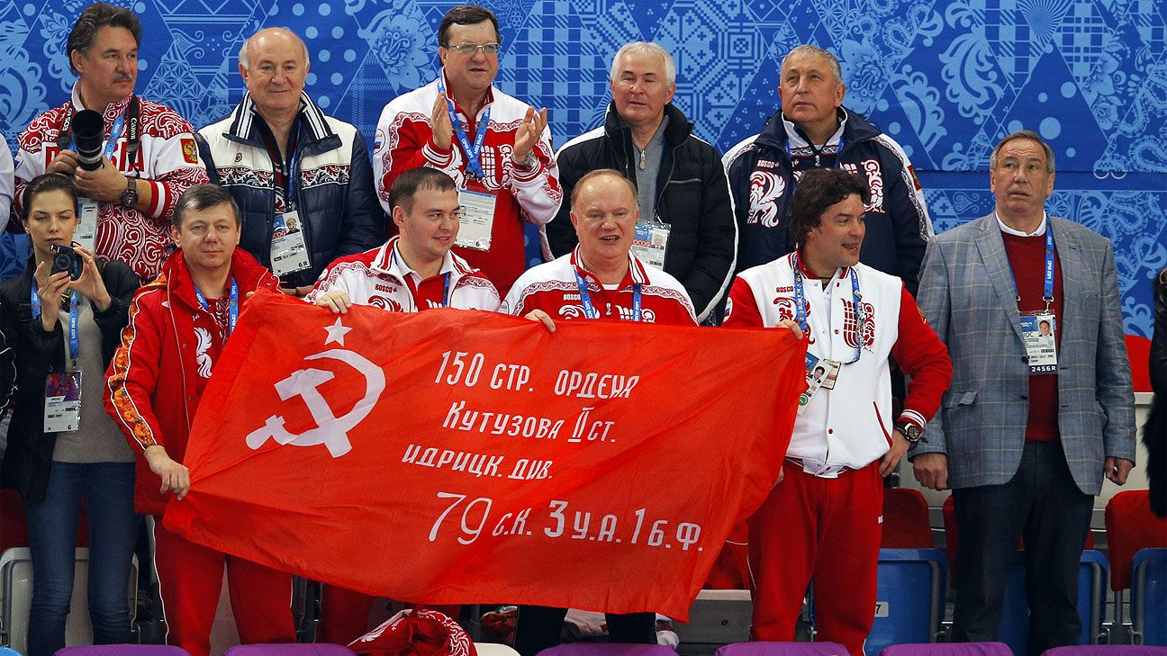 Communist leader displays banner - ESPN