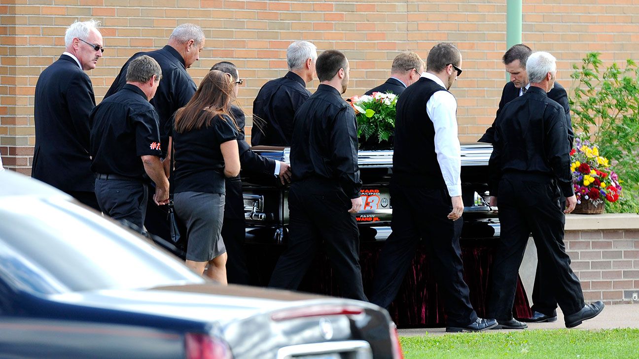 Mourners attend funeral for Kevin Ward Jr.