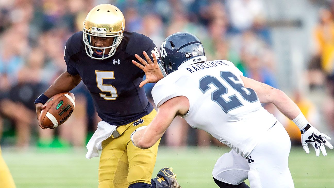 Everett Golson's growth as leader key for Notre Dame - Notre Dame ...