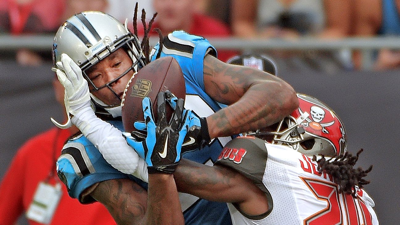 Carolina Panthers rookie WR Kelvin Benjamin not Calvin Johnson yet ...