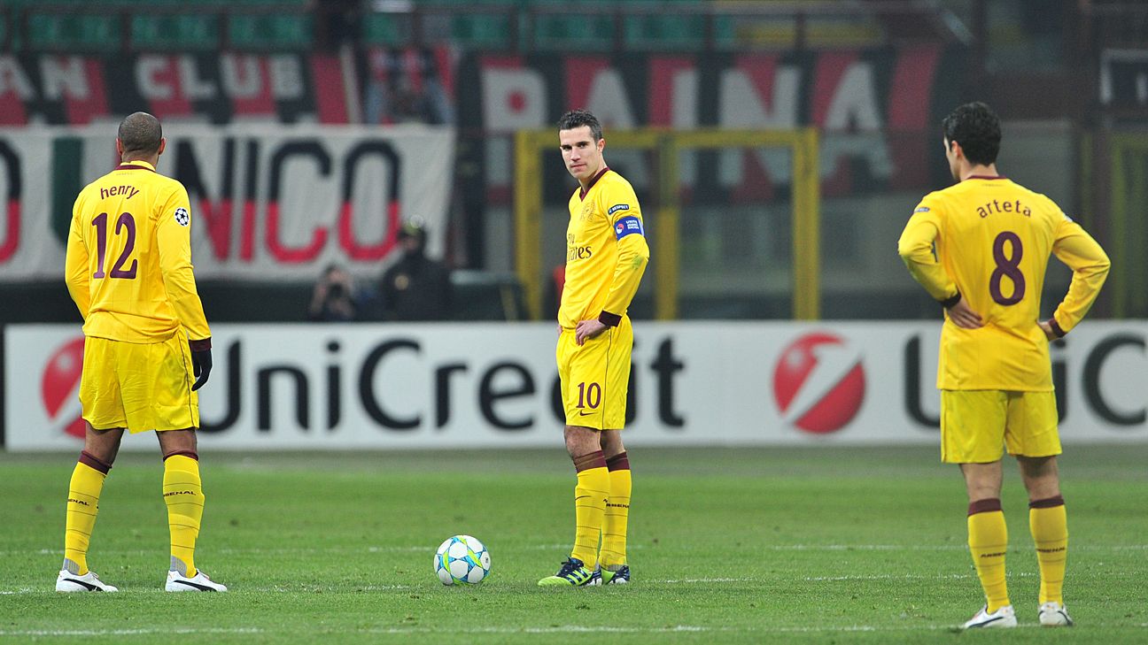 Second best Arsenal's downfall in Champions League - ESPN