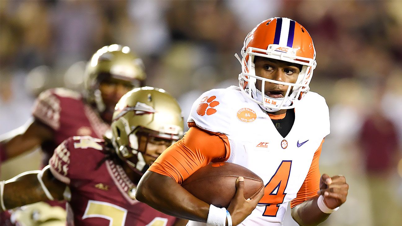 Deshaun Watson of Clemson Tigers named starting quarterback